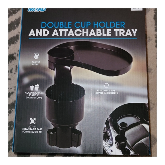 iRoad | Other | Iroad Double Cup Holder With Attachable Tray Set Nib ...